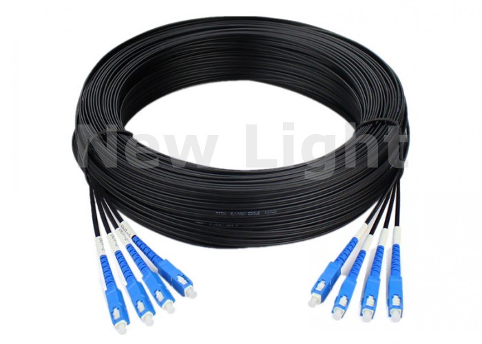 4 Çekirdekli Tek Mod Fiber Optik Kablo Tekli Mod Çift Yönlü, 100M G657A ...